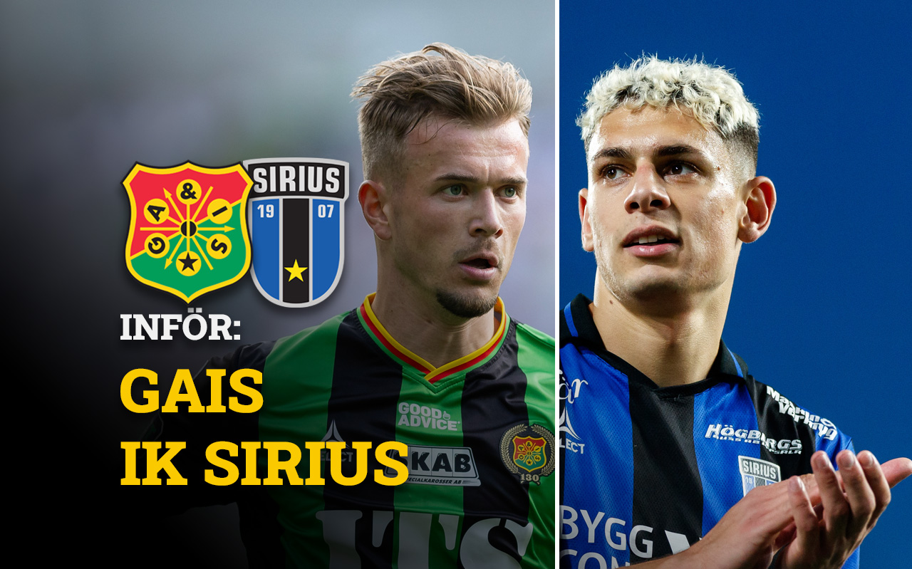 INFÖR: GAIS - IK Sirius l "Revanschläge för GAIS när säsongen avslutas ...